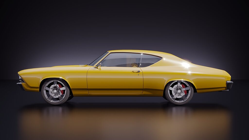 Chevrolet Chevelle SS 1969 automobile (395819) 3D model - Download 3D ...