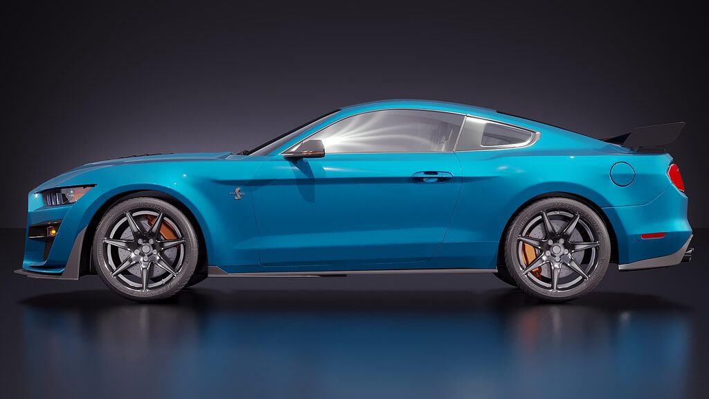 Ford Mustang Shelby GT500 2020 automobile (395834) 3D model - Download ...