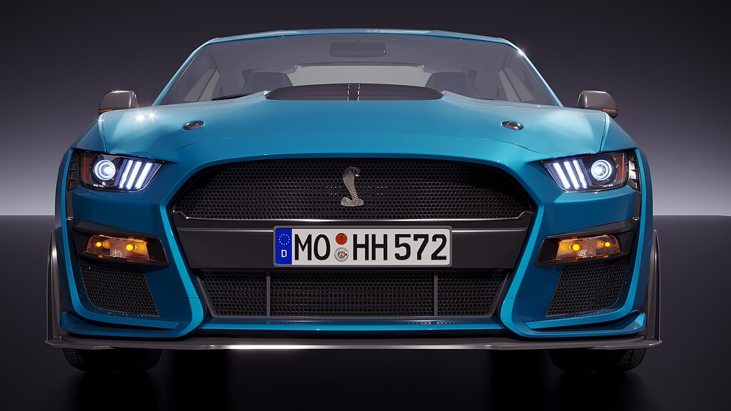 Ford Mustang Shelby GT500 2020 automobile (395834) 3D model - Download ...