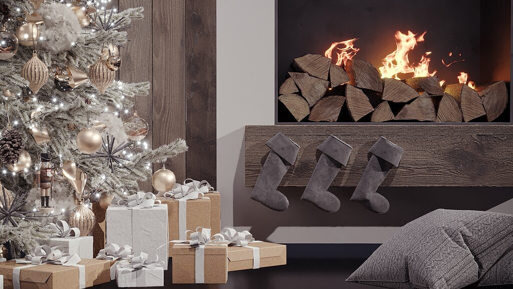 Fireplaces 3D model | Download 3D modern fireplace 3d model