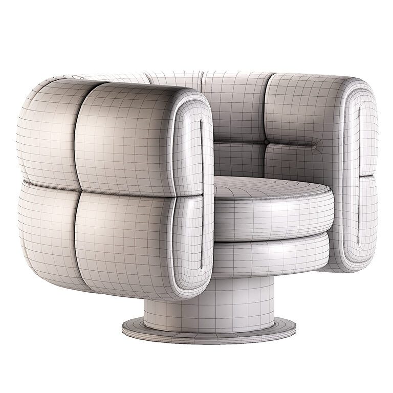 Eileen Armchair 2014 (395928) 3D model - Download 3D model Eileen ...