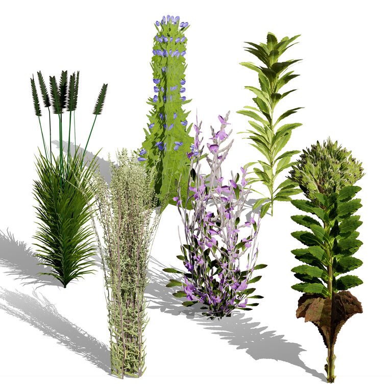 Game-Ready 3D Foliage Pack (395934) 3D model - Download 3D model Game ...