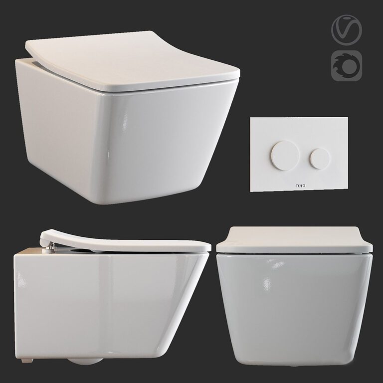 Toilet and bidet 3D models - Download 3D models | 3d-baza.com