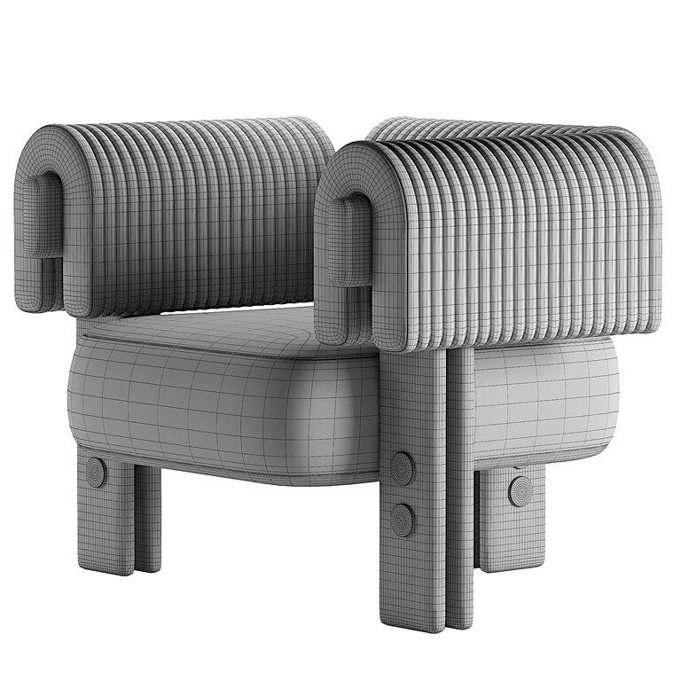 EVELYN armchair 2014 (396013) 3D model - Download 3D model EVELYN ...