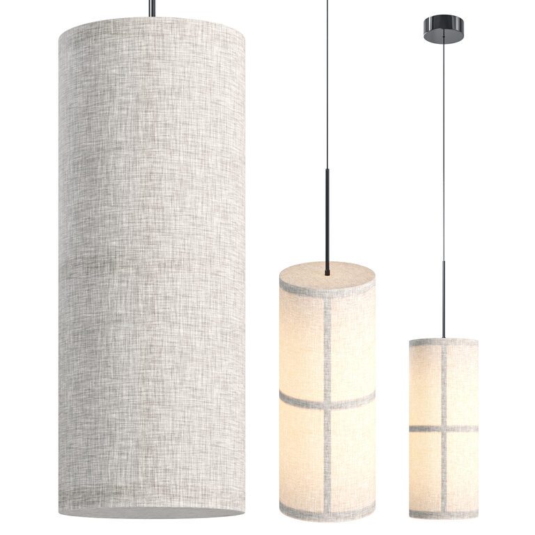 Hashira Pendant Lamp (396336) 3D model - Download 3D model Hashira ...