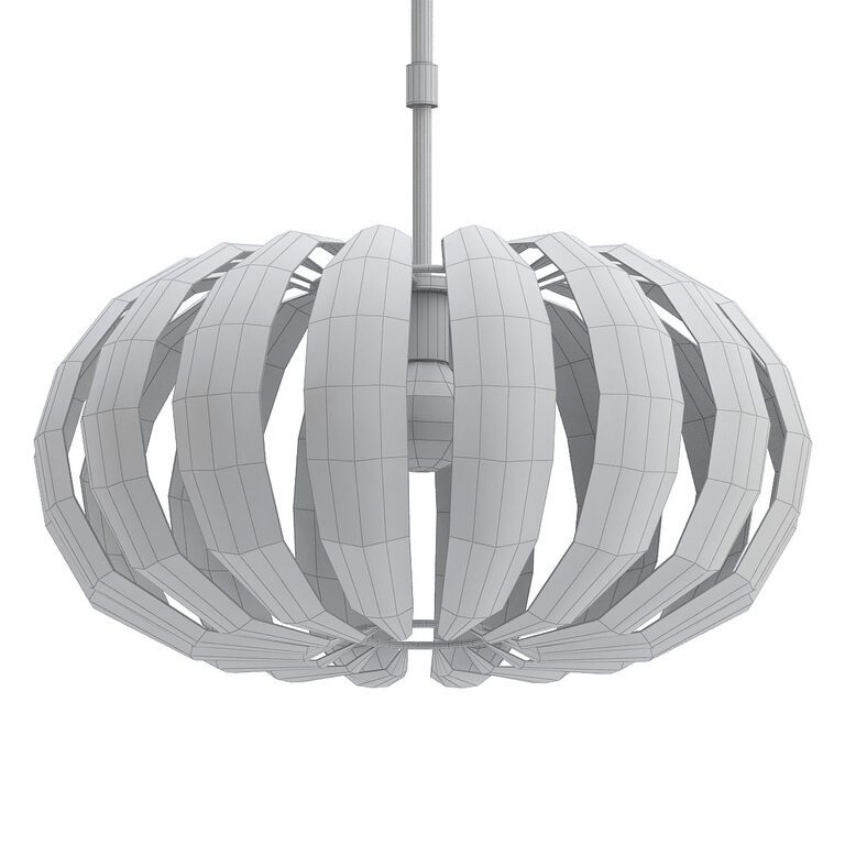 Blanchette Chandelier by Currey Company (396406) 3D model - Download 3D ...