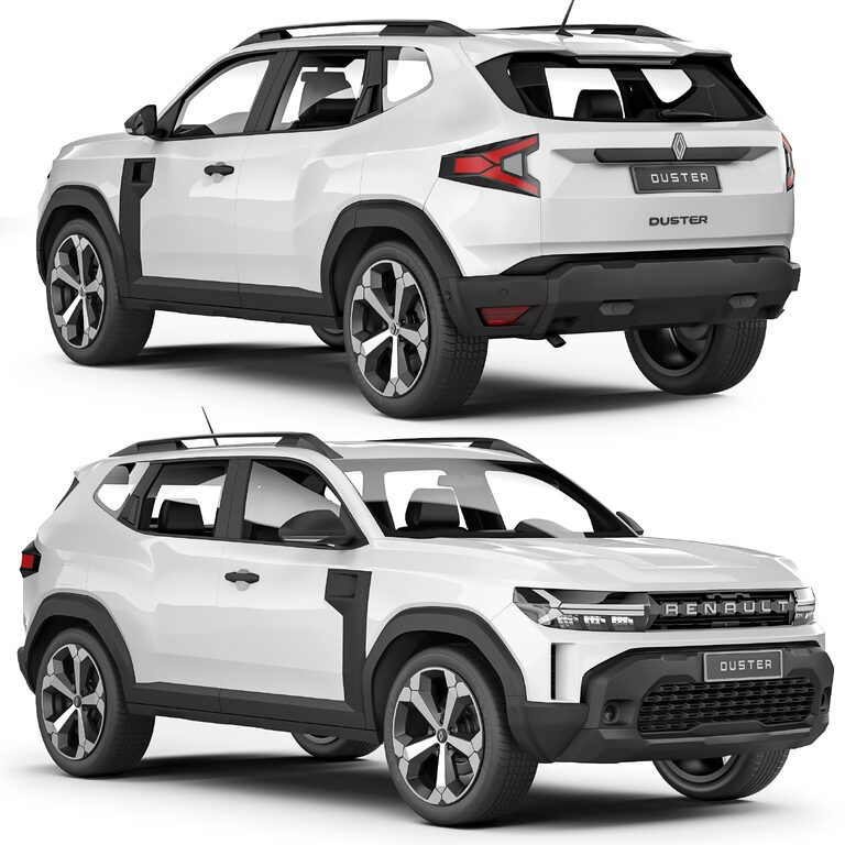 Renault Duster 2024 car (396478) 3D model - Download 3D model Renault ...
