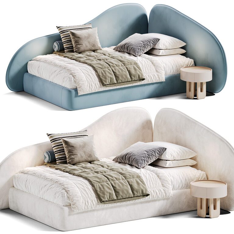 Charlie corner bed (396510) 3D model - Download 3D model Charlie corner ...