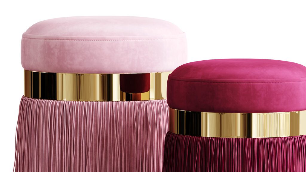 Poufs 3D models - Shape pouf: round | 3d-baza.com
