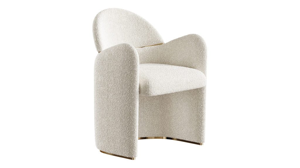 Snowden Dining Armchair (396562) 3D model - Download 3D model Snowden ...