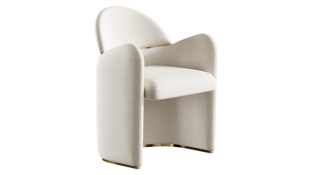 Snowden Dining Armchair (396562) 3D model - Download 3D model Snowden ...