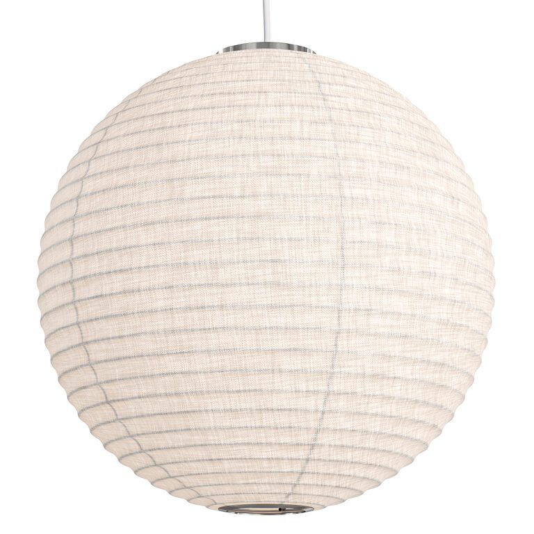 RICE PAPER SHADE CLASSIC pendant lamp (396650) 3D model - Download 3D ...