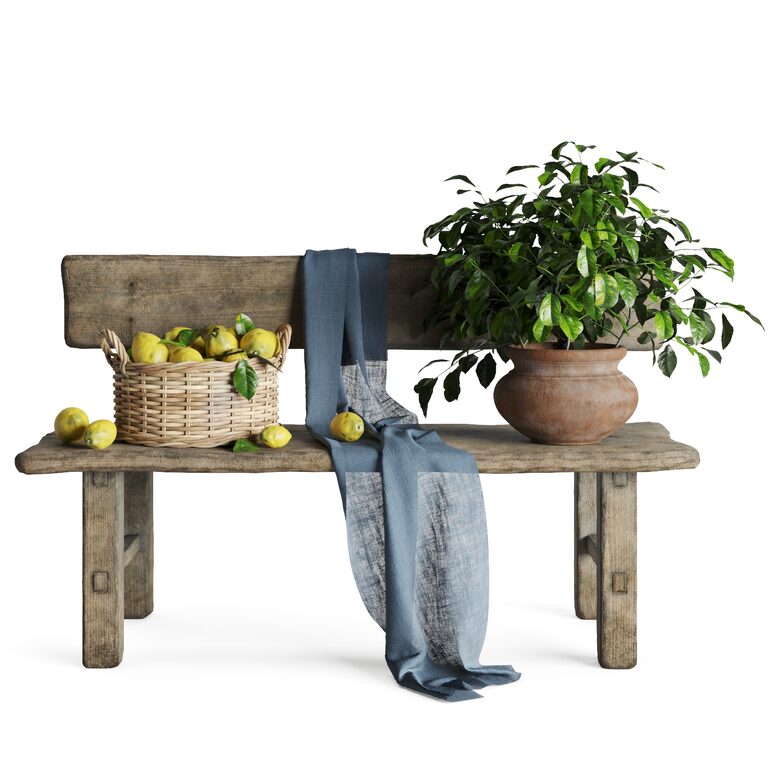 Mediterranean lemon stand (396681) 3D model - Download 3D model ...