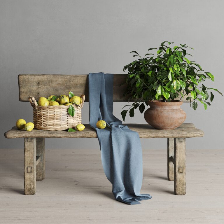 Mediterranean lemon stand (396681) 3D model - Download 3D model ...