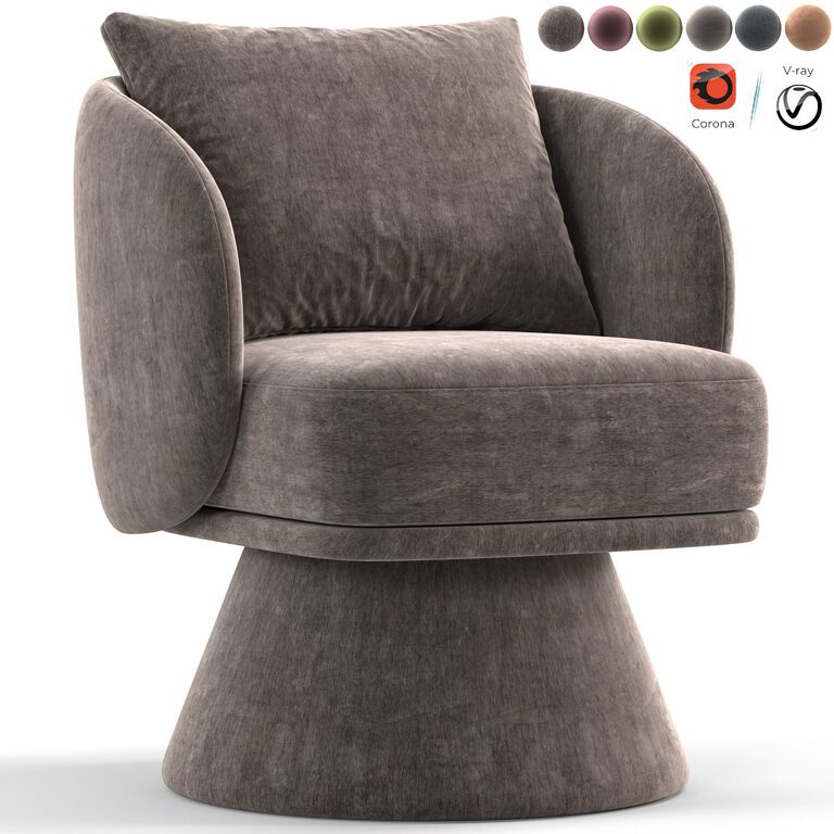 Aswen Armchair (396690) 3D model - Download 3D model Aswen Armchair ...
