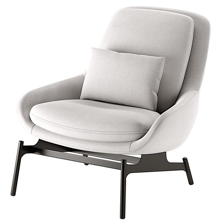 Field Lounge armchair 2014 (396740) 3D model - Download 3D model Field ...