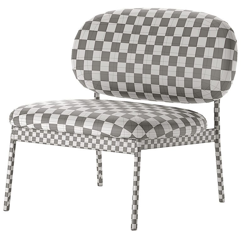 RC METAL dining chair (396784) 3D model - Download 3D model RC METAL ...