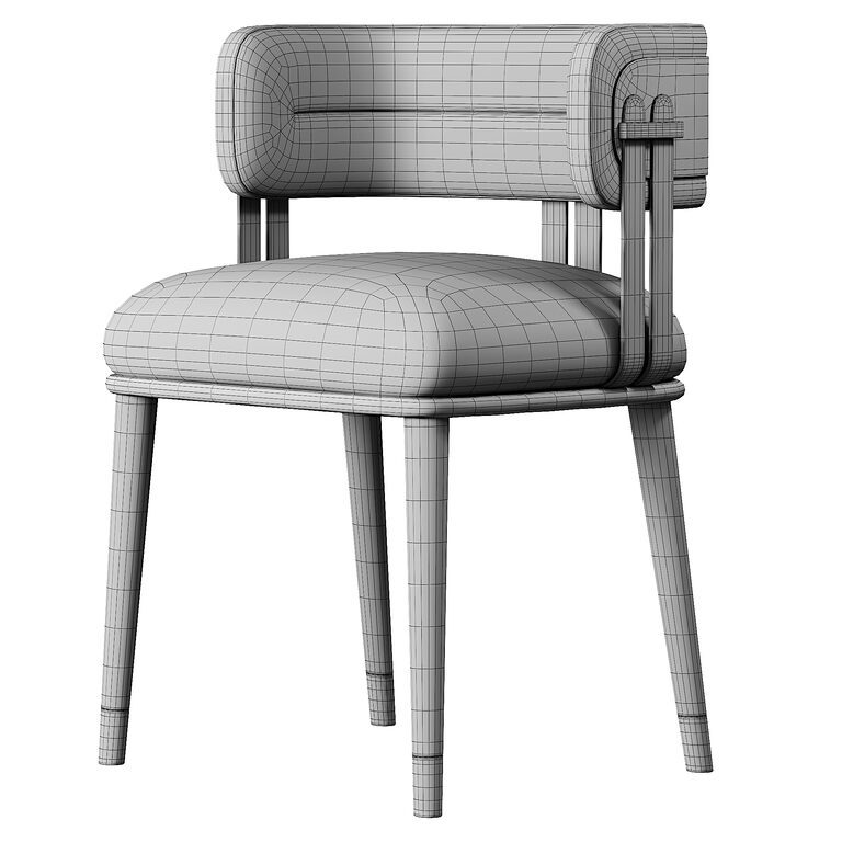 CRICKET Dining Chair (396805) 3D model - Download 3D model CRICKET ...