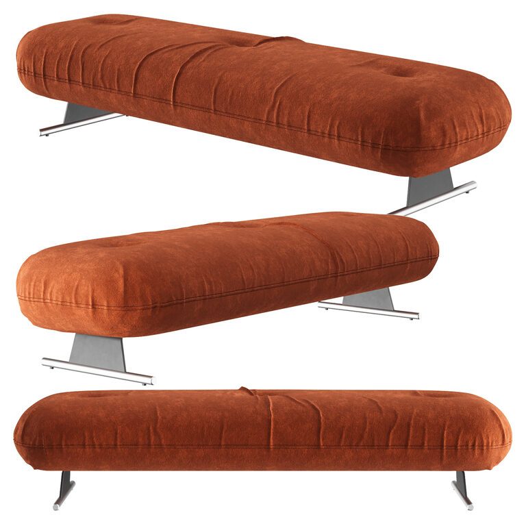 Minotti Libra bench (396922) 3D model - Download 3D model Minotti Libra ...