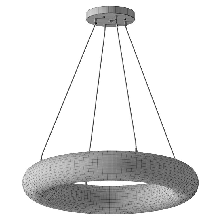 Natural Marble Wheel Chandelier (397296) 3D model - Download 3D model ...