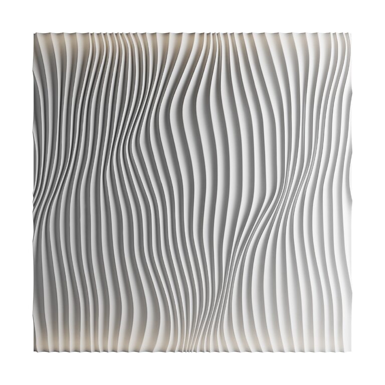 Wave decorative wall 22 (397349) 3D model - Download 3D model Wave ...