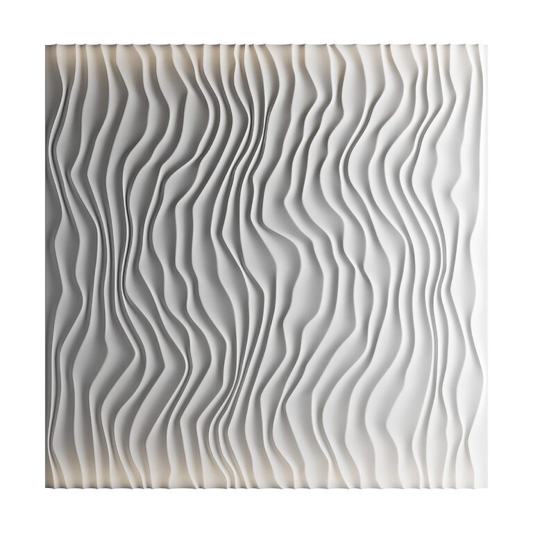 Wave decorative wall 25 (397353) 3D model - Download 3D model Wave ...