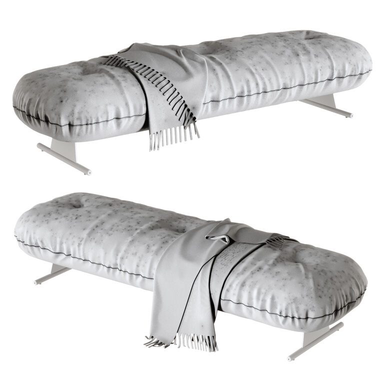 MINOTTI Libra bench (397429) 3D model - Download 3D model MINOTTI Libra ...