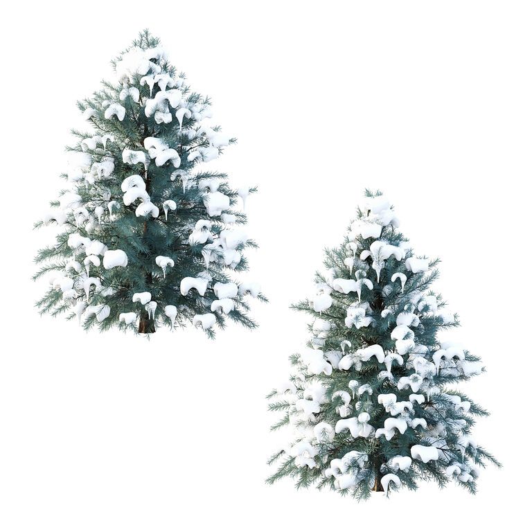 Douglas Fir Winter Tree 03 (397446) 3D model - Download 3D model ...