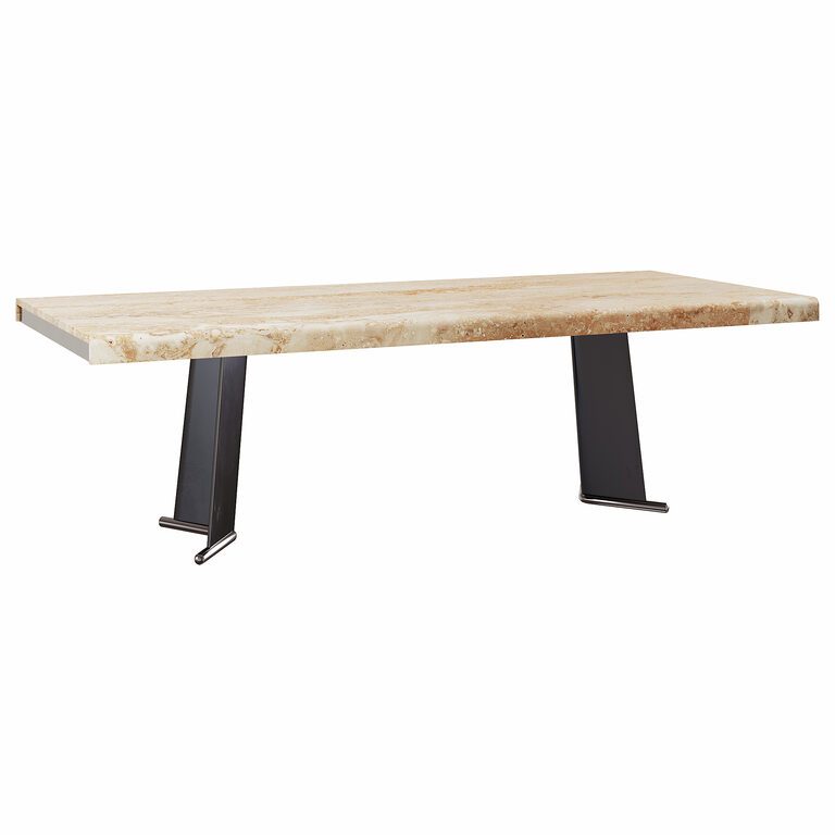 Libra Long dining table By Minotti (397591) 3D model - Download 3D ...