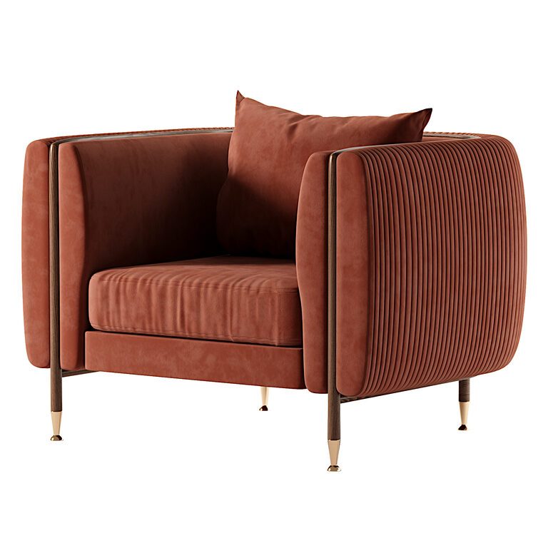 BARLOW armchair (397601) 3D model - Download 3D model BARLOW armchair ...
