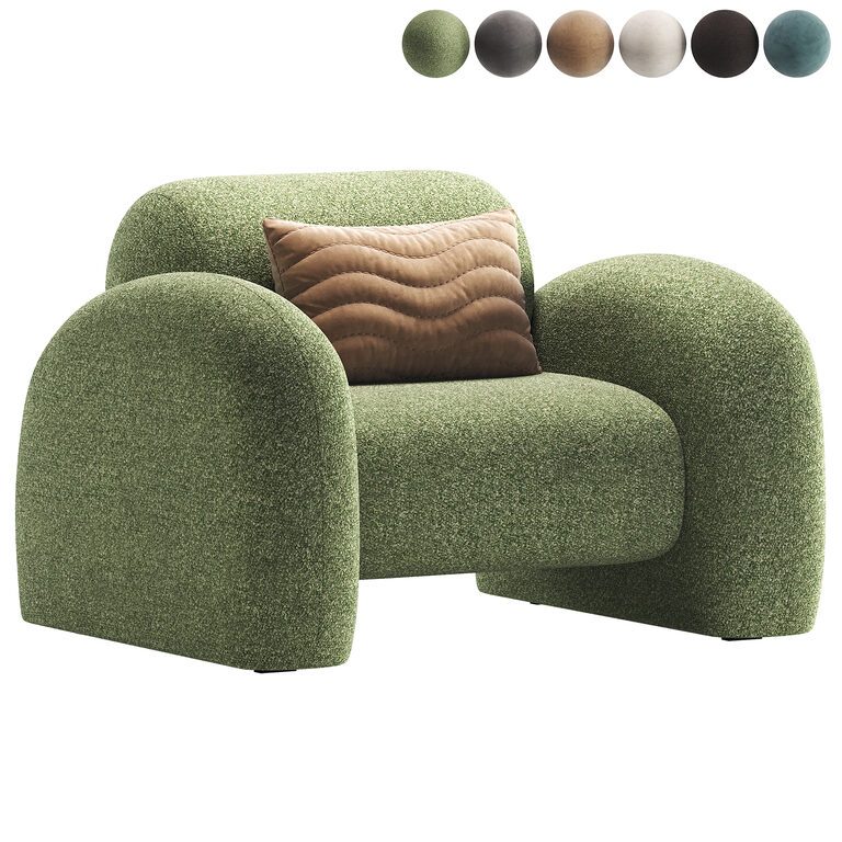 Armchair Dango By divan (397642) 3D model - Download 3D model Armchair ...