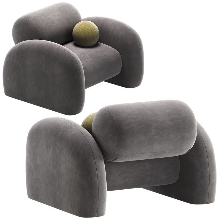 Armchair Dango By divan (397642) 3D model - Download 3D model Armchair ...