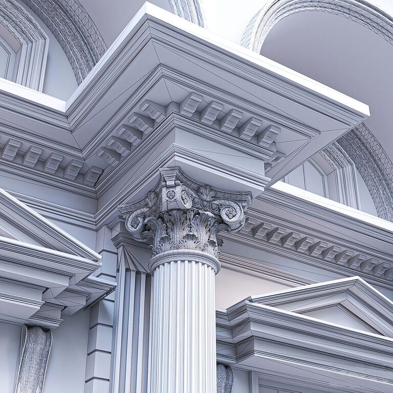 Decorative plaster / Сarved elements 3D models - Type of Decorative ...