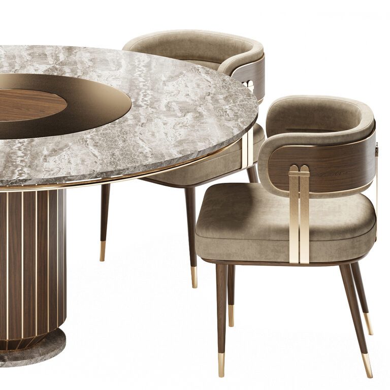 Dining set by Alva Musa (397872) 3D model - Download 3D model Dining ...