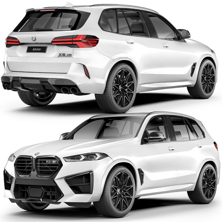 BMW X5M Competition 2024 car (397935) 3D model - Download 3D model BMW ...