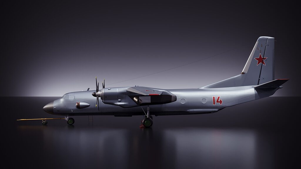 AN 26 USSR airplane (397949) 3D model - Download 3D model AN 26 USSR ...