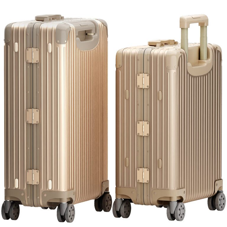 Aluminium rimowa suitcase collection (397966) 3D model - Download 3D ...