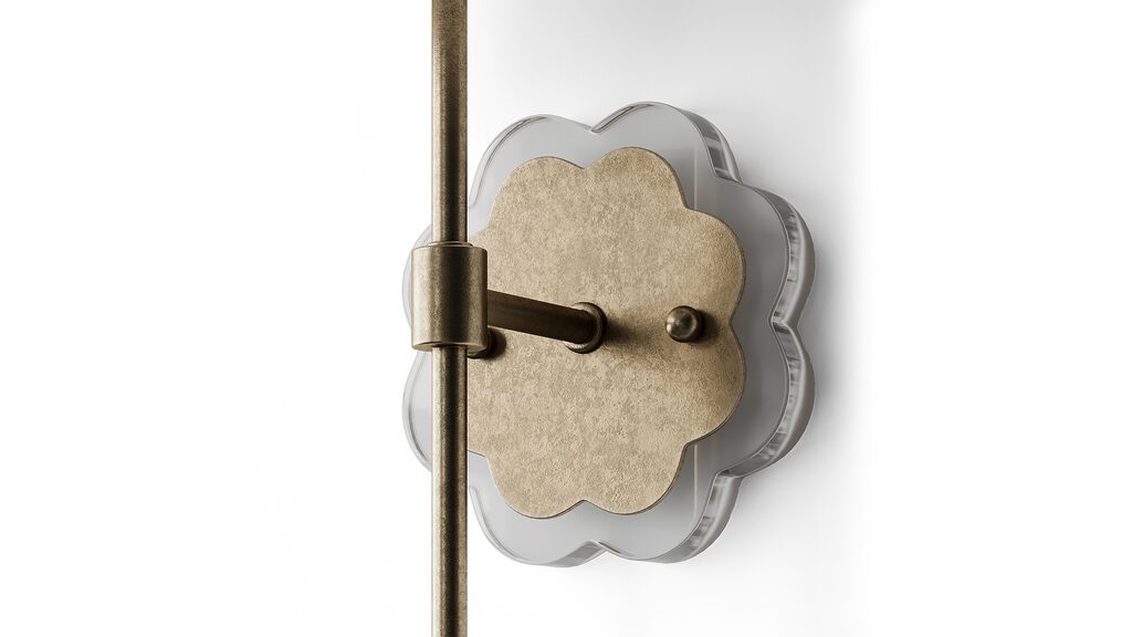 Scalloped Daisy Shade Sconce (398333) 3D model - Download 3D model ...