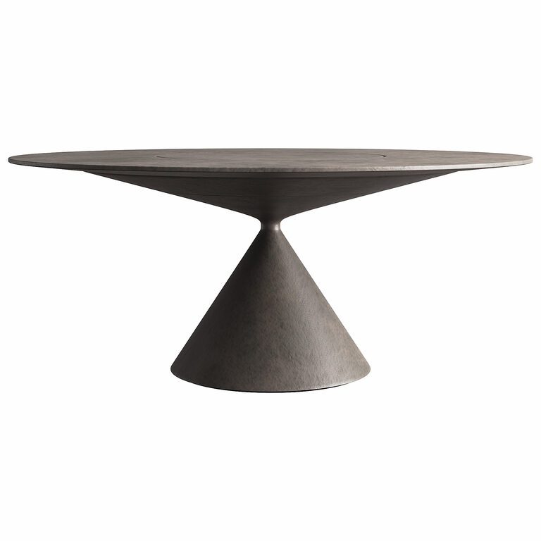 Clay Round Dining Table Set By Desalto (398457) 3D model - Download 3D ...