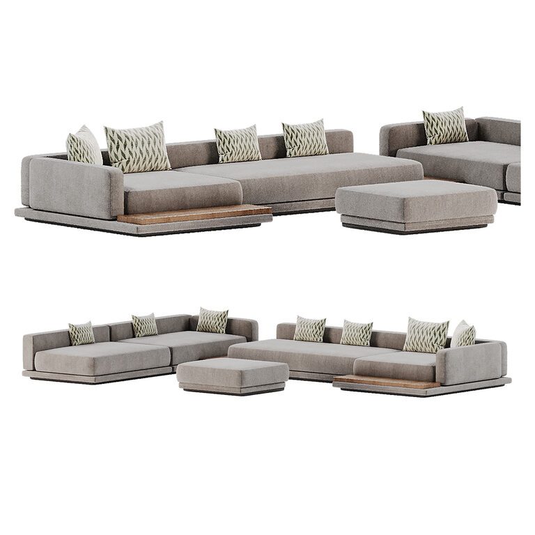 Minotti Horizon Modular Sofa (398565) 3D model - Download 3D model ...