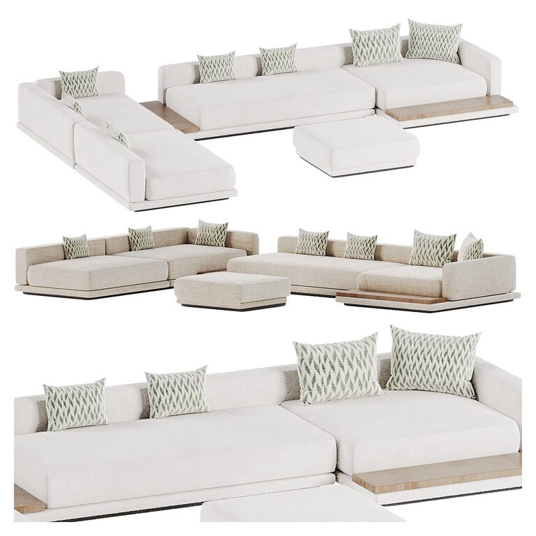 Minotti Horizon Modular Sofa (398565) 3D model - Download 3D model ...