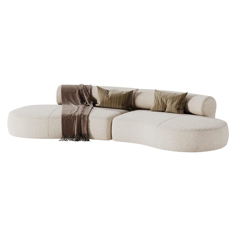 Melody Modular Sofa by Natuzzi 02 (398589) 3D model - Download 3D model ...
