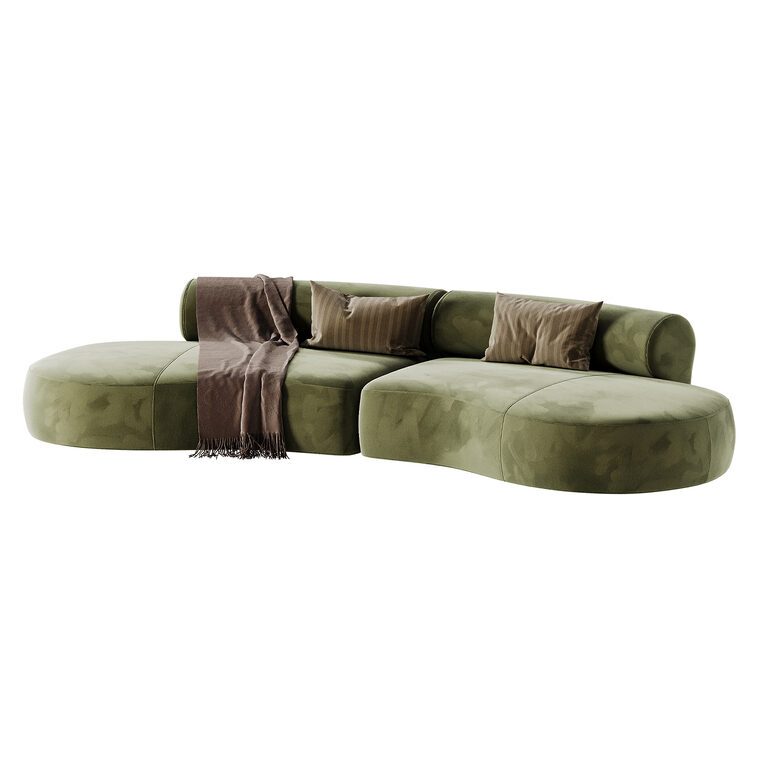 Melody Modular Sofa by Natuzzi 02 (398589) 3D model - Download 3D model ...