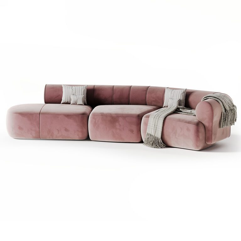 Natuzzi Italia Melody Modular Sofa (398602) 3D model - Download 3D ...