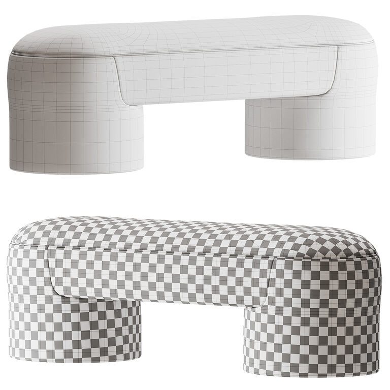 Ontario bench by Dantonehome (398736) 3D model - Download 3D model ...