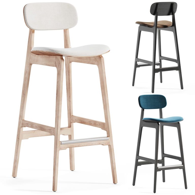 Anna SGU Bar Chair (400096) 3D model - Download 3D model Anna SGU Bar ...