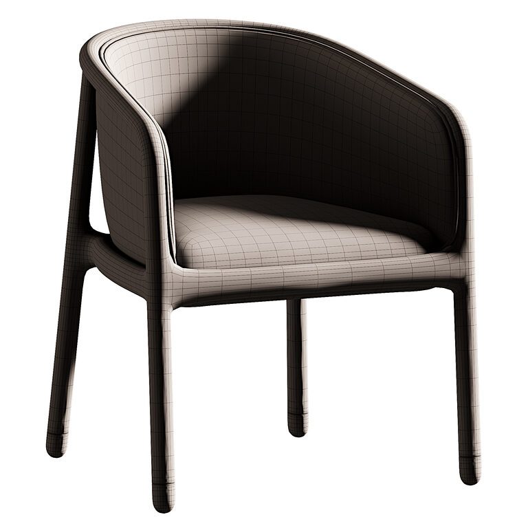 Juliet U Chair 2017 (400885) 3D model - Download 3D model Juliet U ...