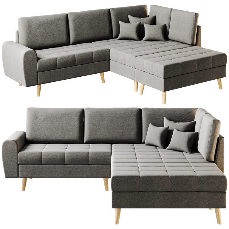Sofa Eckgarnitur by Roller (401139) 3D model - Download 3D model Sofa ...