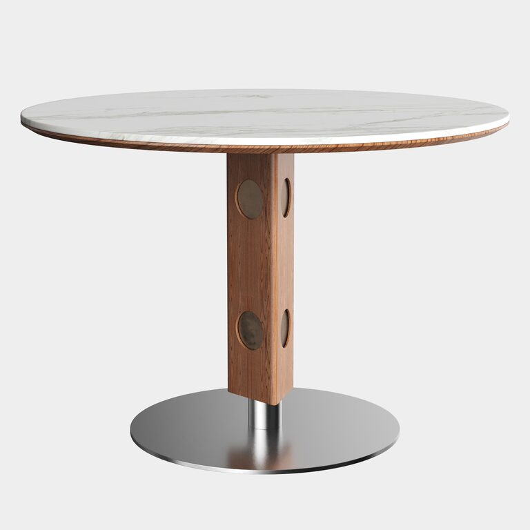 Round Dining Table TIMELESS (402069) 3D model - Download 3D model Round ...