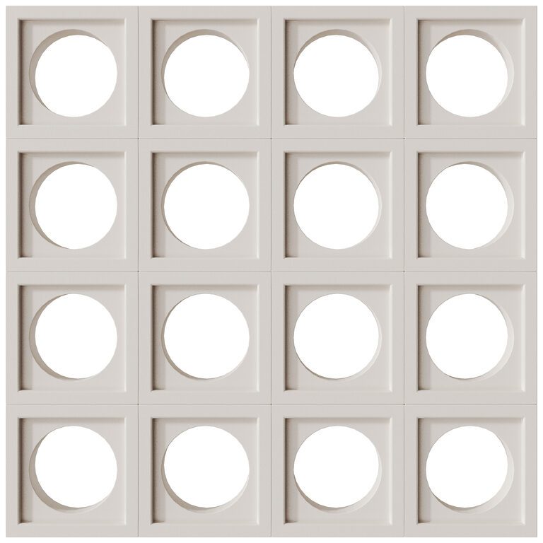 Modular Wall 03 Orb White by Tesselle (402549) 3D model - Download 3D ...